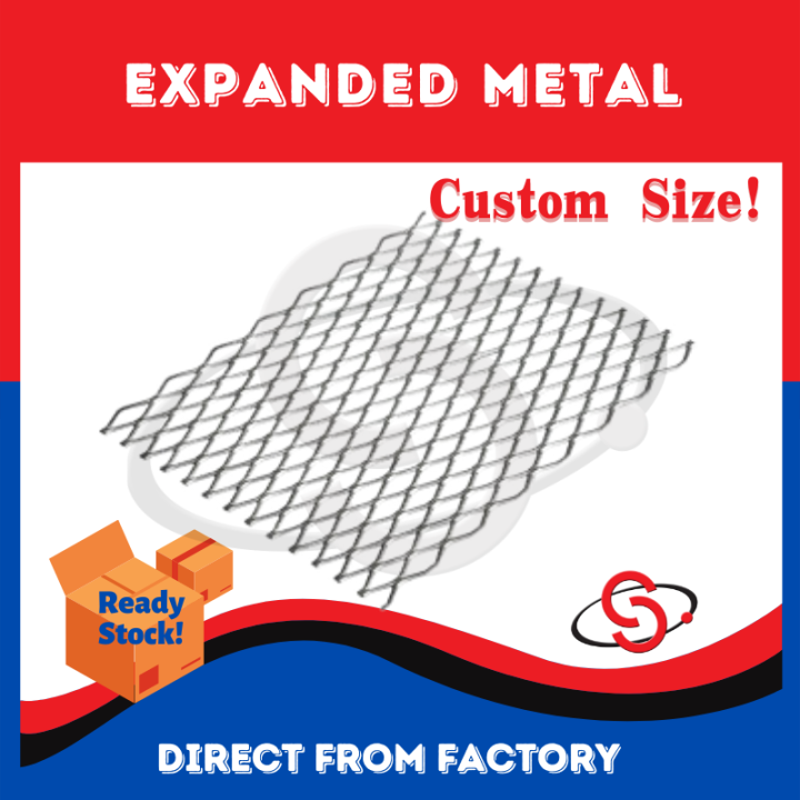 SCM Mild Steel Expanded Metal Mesh BBQ Grill Mesh Diamond Shape Wire ...