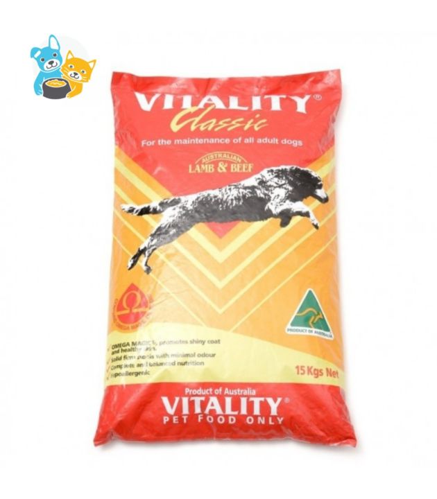 Vitality classic Lamb and beef 15kg adult dry dog food | Lazada PH