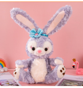 พร้อมส่ง ตุ๊กตากระต่ายม่วงStella Lou กระต่ายสเตลล่าลู ตุ๊กตาดัดหูได้ ขนาด50/70cm. ตุ๊กตาดิสนีย์ ...