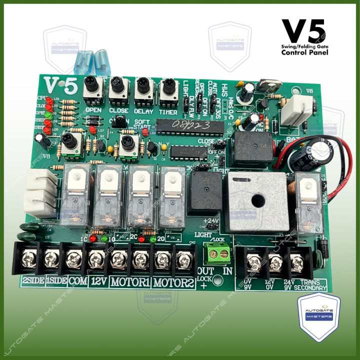 V5 Autogate Swing / Folding Gate Control Board PCB Panel | Lazada