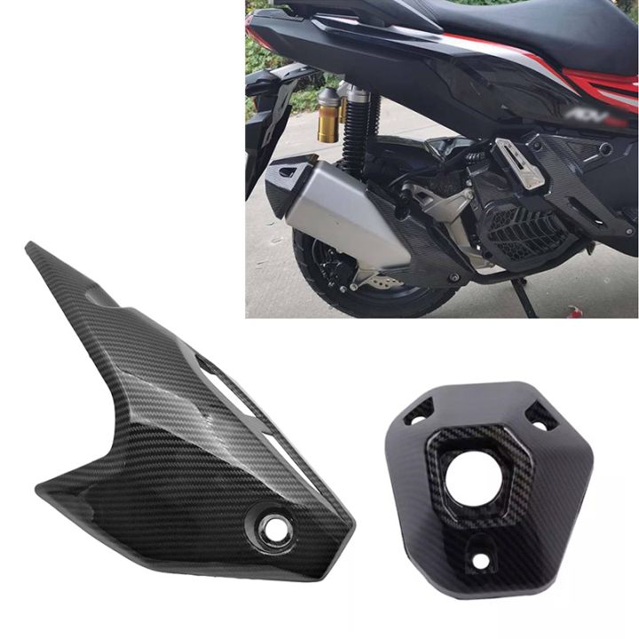 (BGIC) 2Pcs ADV150 Exhaust Pipe Muffler Pipe Heat Shield Cover Guard ...
