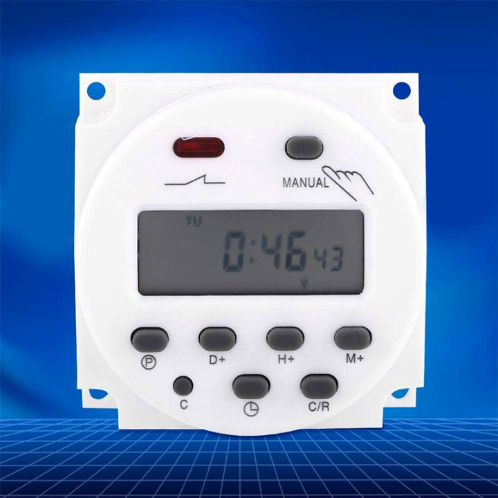 Ac 220v Digital Lcd Power Programmable Timer Time Switch Relay For Egg Incubator Parts And