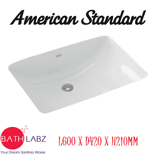 AMERICAN STANDARD CCAS0440-1000410F0 60CM ACTIVA UNDERCOUNTER WASH ...