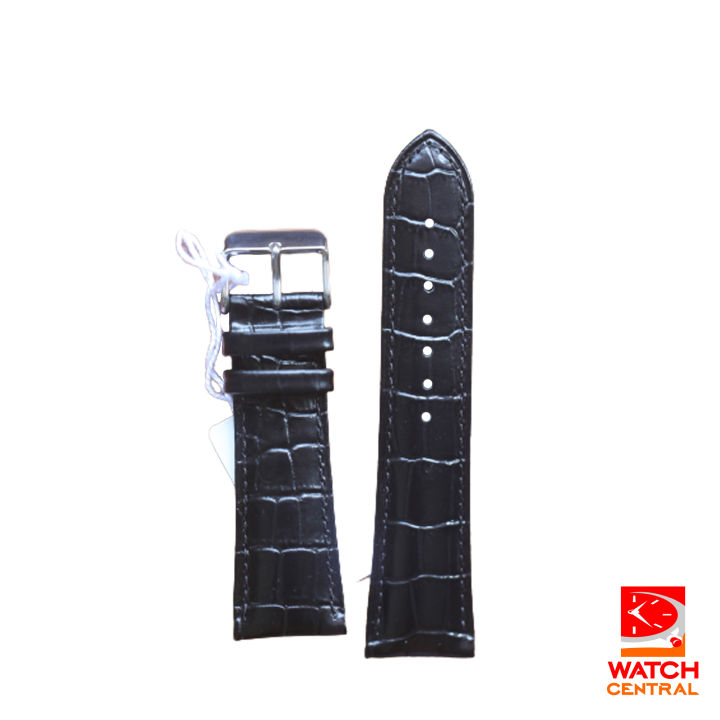 Crocodile Grain Leather Watch Strap (18, 20, 22, 24) | Lazada PH