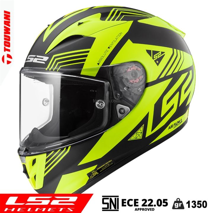 Ls2 Helmet Black And Green