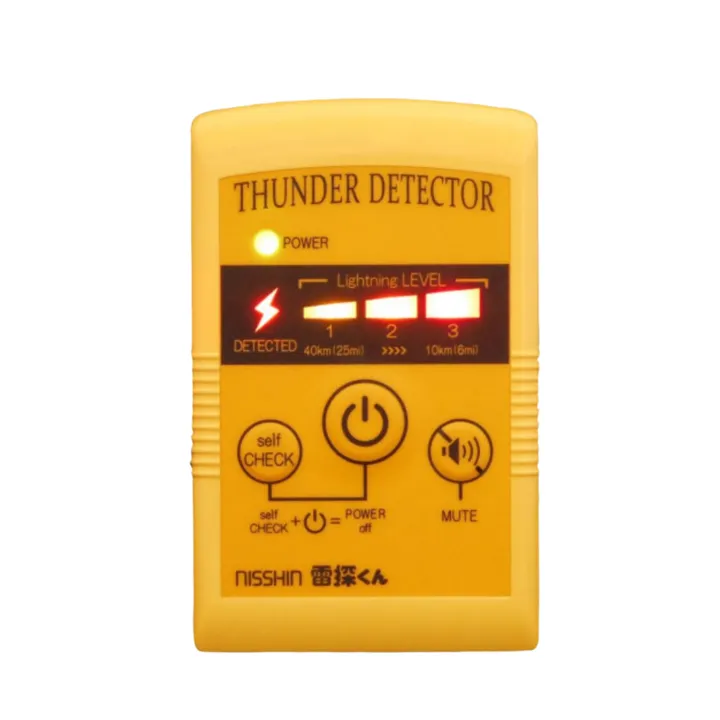 NISSHIN ELECTRICAL Portable Lightning Detector Thunder Detector made in ...