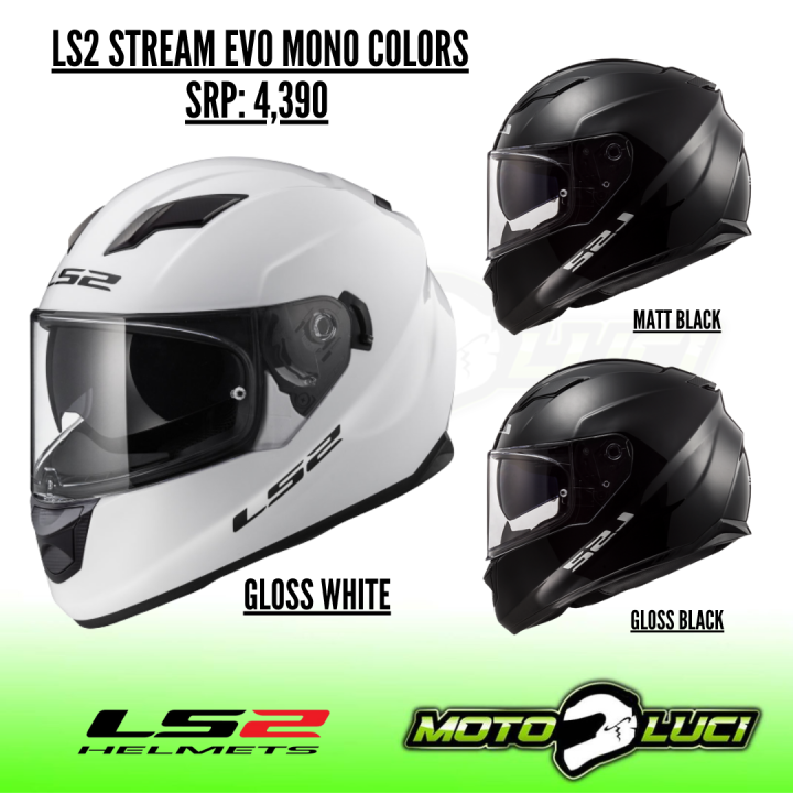 LS2 FF320 STREAM EVO FULL FACE DUAL VISOR HELMET | Lazada PH