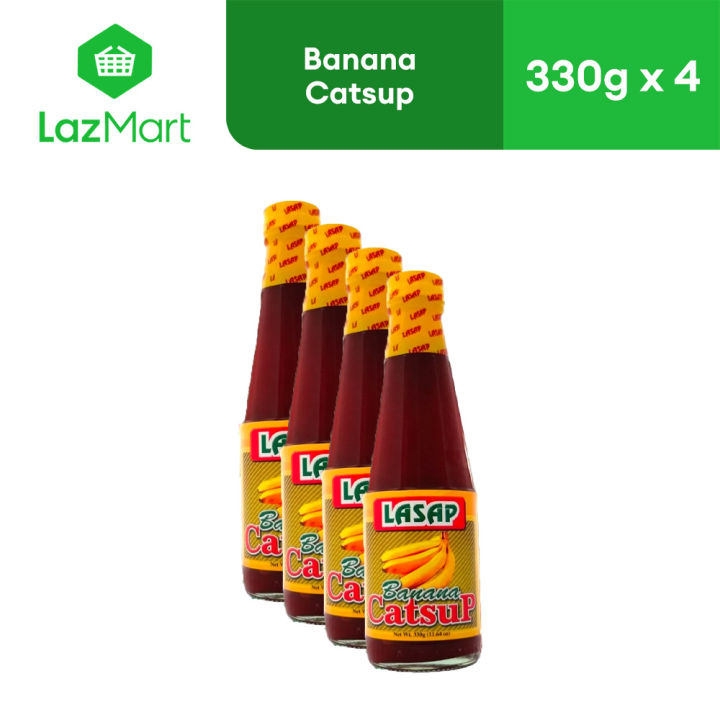 Lasap Banana Catsup 330g x 4 | Lazada PH