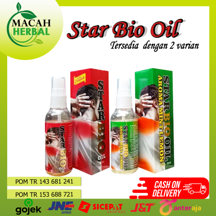 STAR BIO OIL ORIGINAL 50 ml AROMA CENGKEH & LEMON /STAR BIO OIL MINYAK ...
