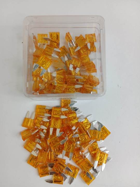Sikring motor ukuran 5A/kecil sikring tanjap, colok isi 100 pcs ...