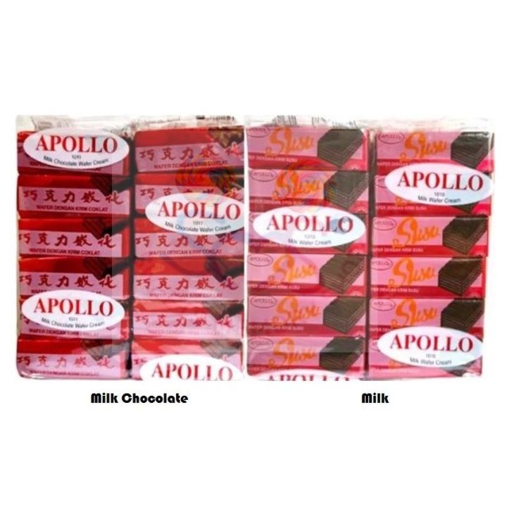 Apollo Chocolate Wafer Cream / Milk Wafer Cream | Lazada