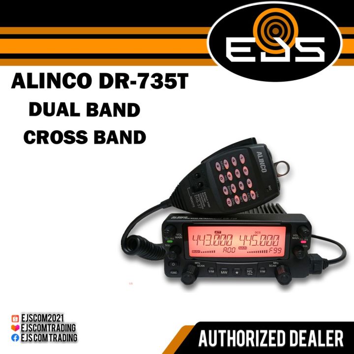 Alinco DR-735T cross band BASE RADIO | Lazada PH
