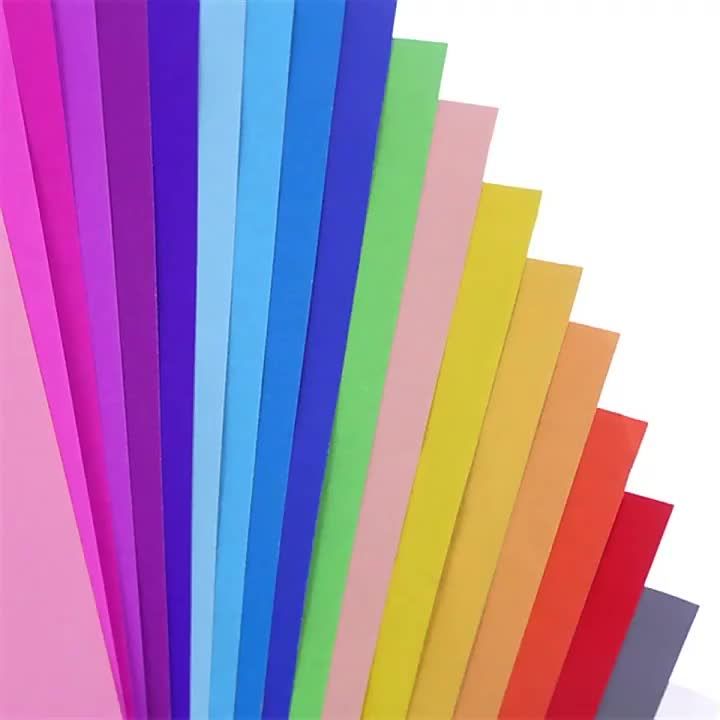 A4 Color paperboard 200g Color Black and White Cardboard Kindergarten ...