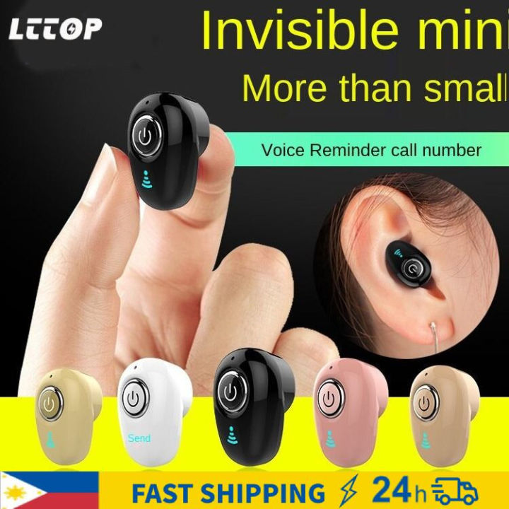 Single Wireless Headphones Mini Bluetooth Headset S650 Thin Invisible Headset Ultra Small Sports ...
