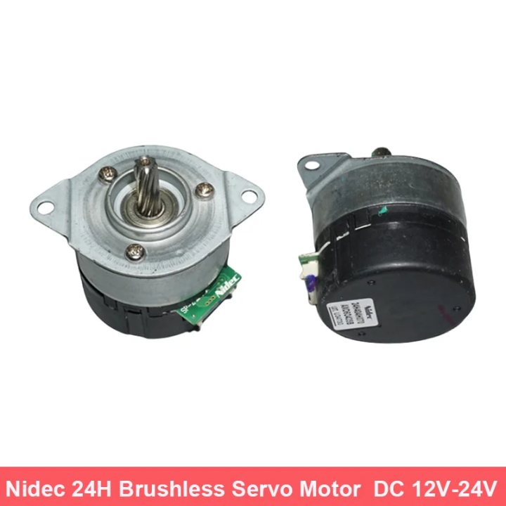 DC 12-24V Nidec Mini 24H Brushless Servo Motor Built-in Drive 100-wire ...