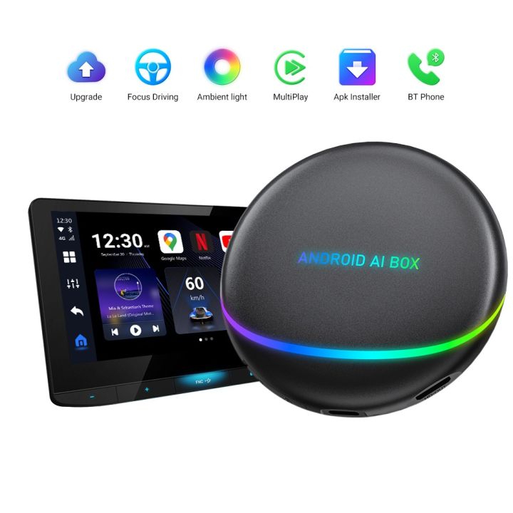 Ottomotion P3 CarPlay AI Box Wireless CarPlay Android Auto for Netflix ...