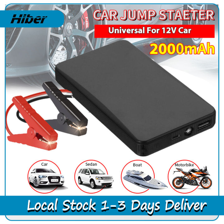 Portable 20000mAh Car Jump Starter Power Bank 12V Engine Battery ...