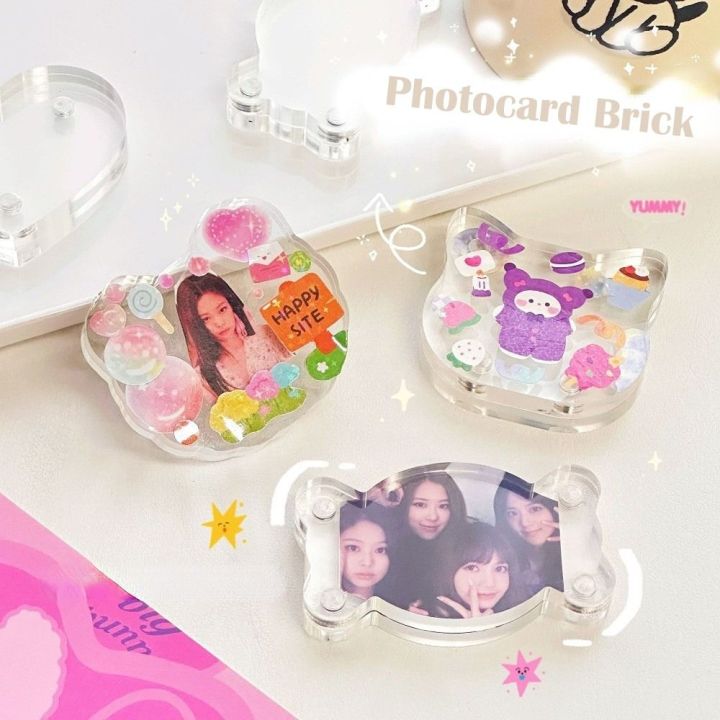 SDSAFX INS Acrylic Transparent School Cards Stand Students Photo Frame ...