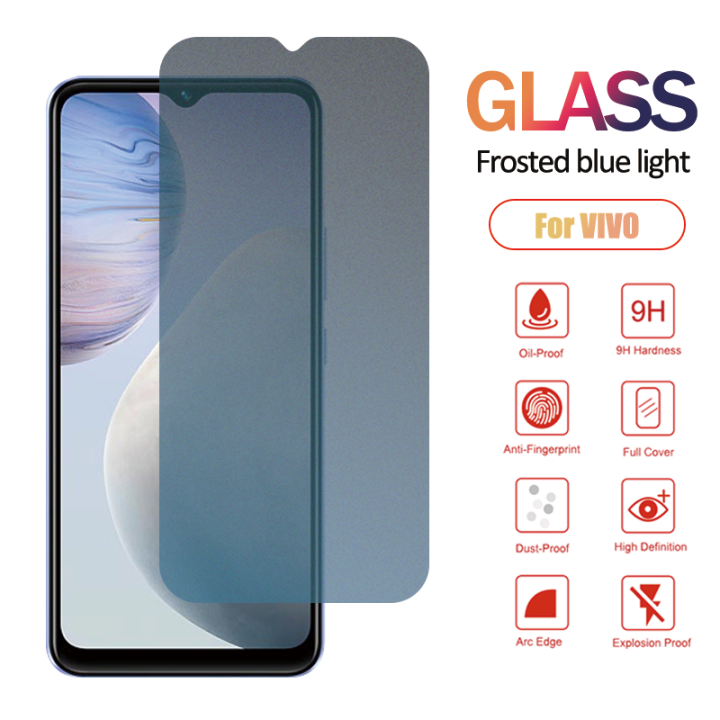 Matte Anti Blue Light Ray Tempered Glass For VIVO V30 Lite V29e V27e V25e V25 V23 V23e V21e V21 ...