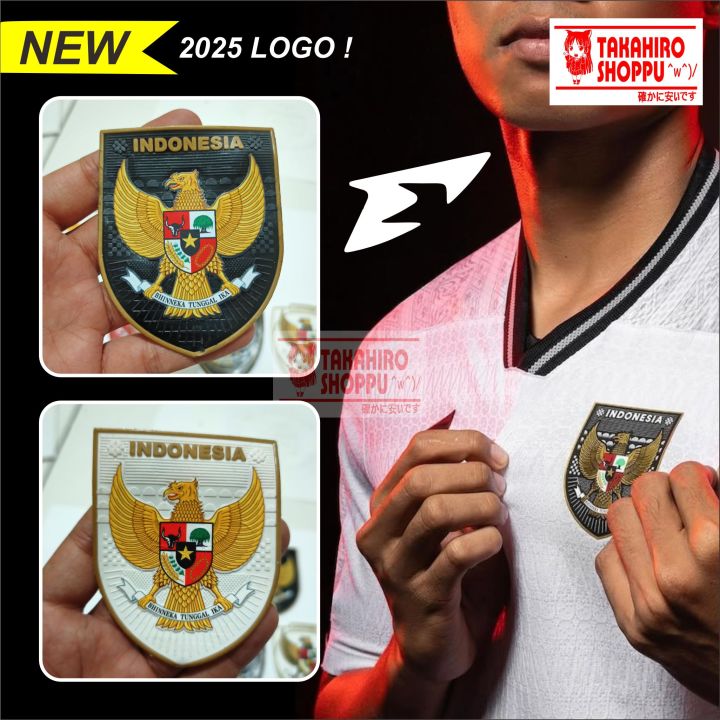 Logo Timnas NEW 2025! 3D Timbul Bahan Karet Rubber / Logo Terbaru ...