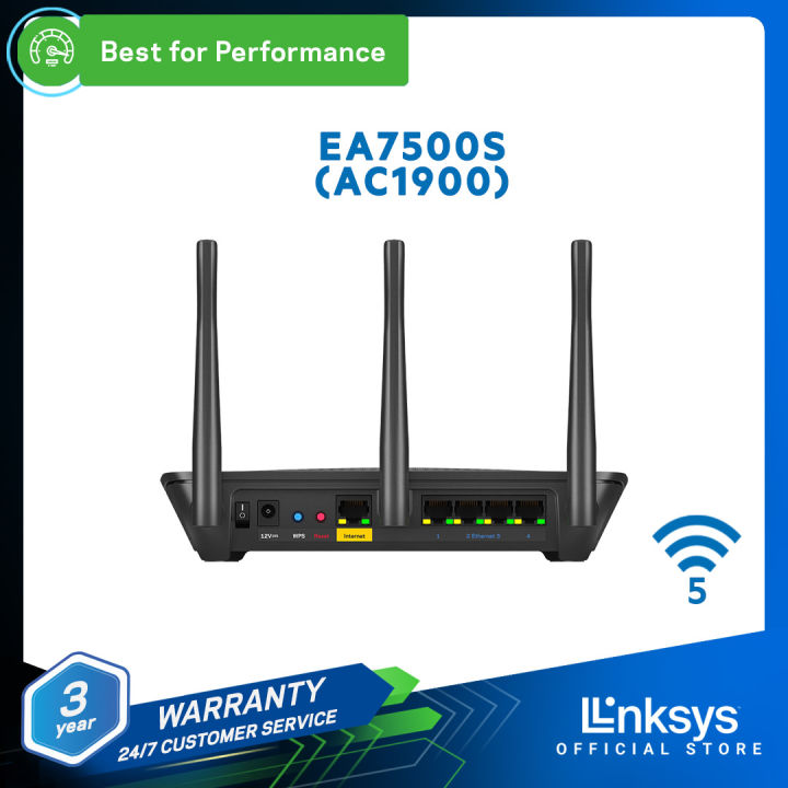 EA7500S Linksys MAX-STREAM Dual-Band AC1900 WiFi 5 Router | Lazada PH EA7500S Linksys MAX-STREAM Dual-Band AC1900 WiFi 5 Router | Lazada PH