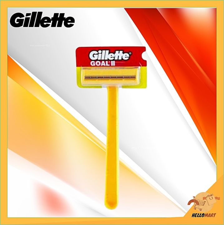 Gillette Goal II Kuning /Gillete Alat Cukur / Cukuran Jenggot | Lazada ...