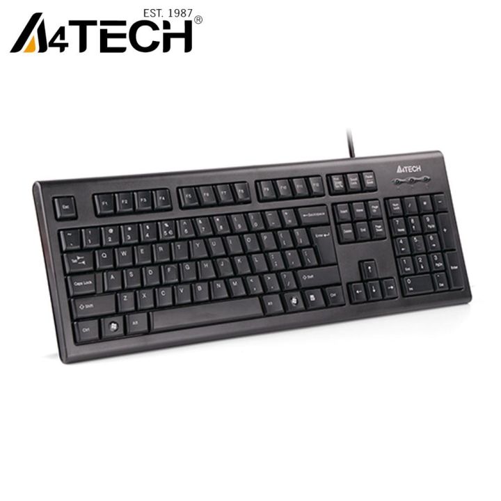 A4TECH Wired Keyboard KRS85 USB Authentic Black | Lazada PH