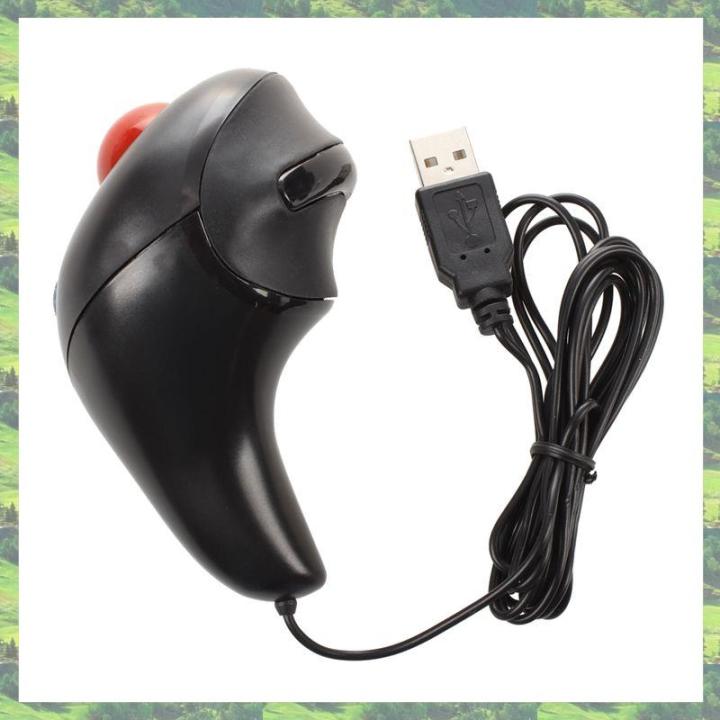 Thumb-Controlled Handheld Wired Trackball Mice Mouse | Lazada.co.th
