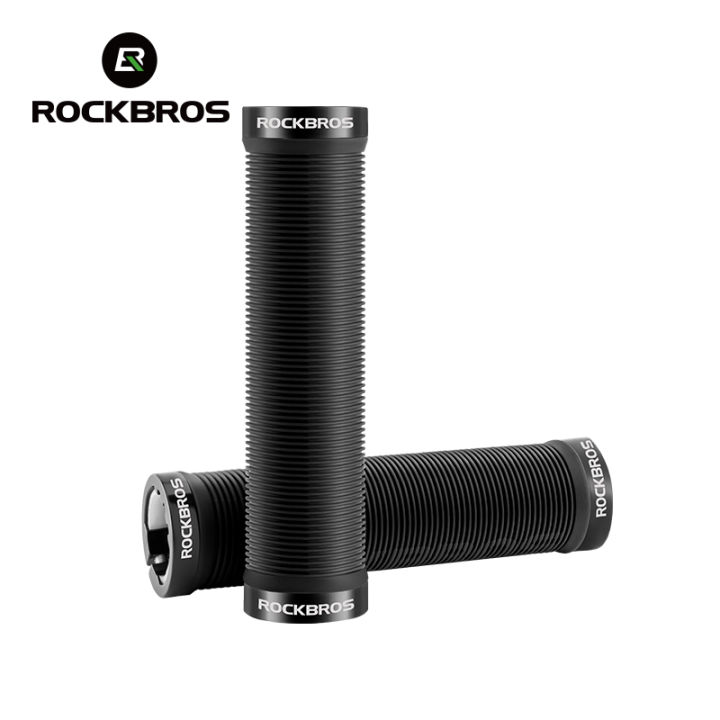 ROCKBROS 2 cái tay lái kẹp hai bên khóa chống trượt đôi chống sốc thoải mái tay Phanh Xe Đạp cao ...