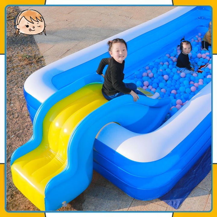 Inflatable Swimming Pool Slide PVC Pool Slide For Bathing Tub Summer ...