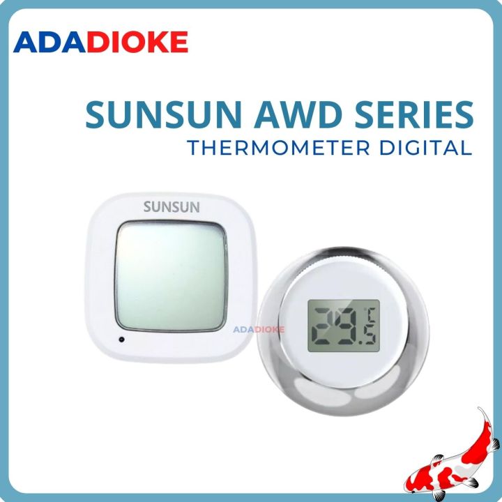Thermometer Sunsun AWD 100/AWD 200 Termometer Digital Cek Suhu Aquarium ...