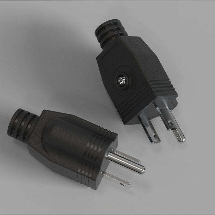 ปลั๊กตัวผู้ 3Pin US Plug 15A 125V AC power connector detachable adapter ...
