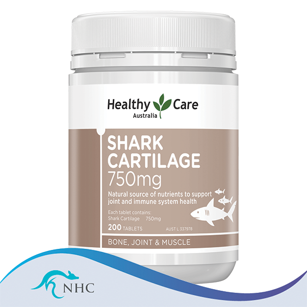 Healthy Care Shark Cartilage 750mg 200 Tablets Exp 12/2025 | Lazada