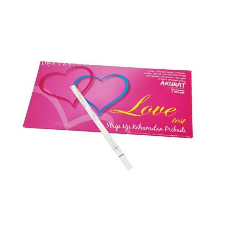 Tes kehamilan test pack merk LOVE / alat uji kehamilan LOVE | Lazada ...