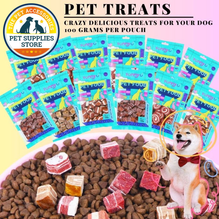 100g Pet Snack Dog Snack Pet Treat Dog Treat Chicken Cheese Cube Beef ...