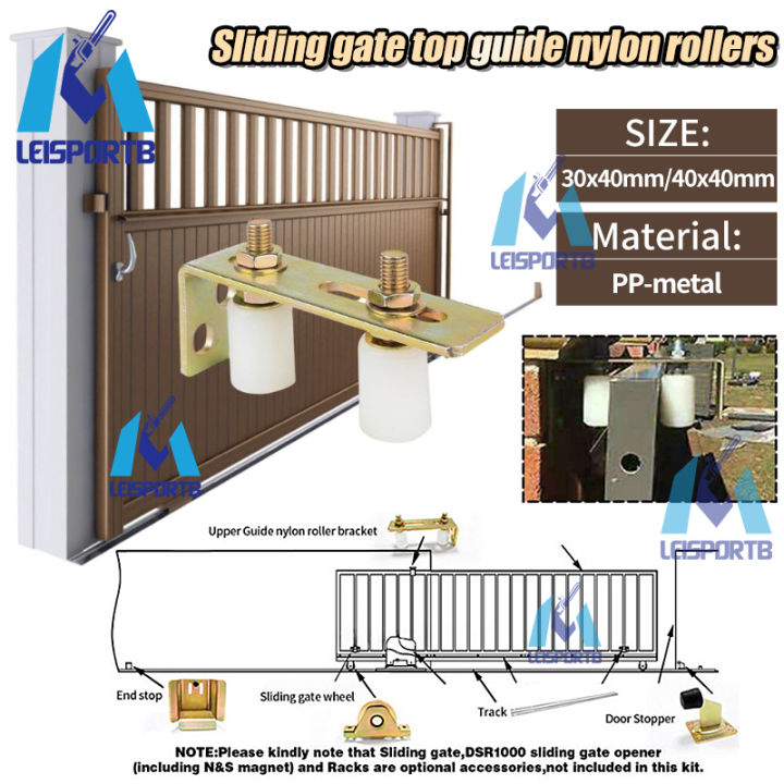 Sliding Gate Roller Heavy Duty Upper Guide Bracket Roller Wheel Upper ...