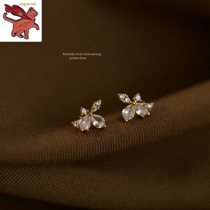original saudi gold 24k nasasangla pawnable hikaw butterfly stud ...