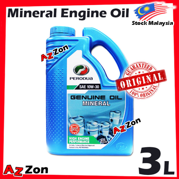 Perodua Mineral Engine Oil SAE 10W-30 100% Original Genuine Perodua ... Perodua Mineral Engine Oil SAE 10W-30 100% Original Genuine Perodua ...