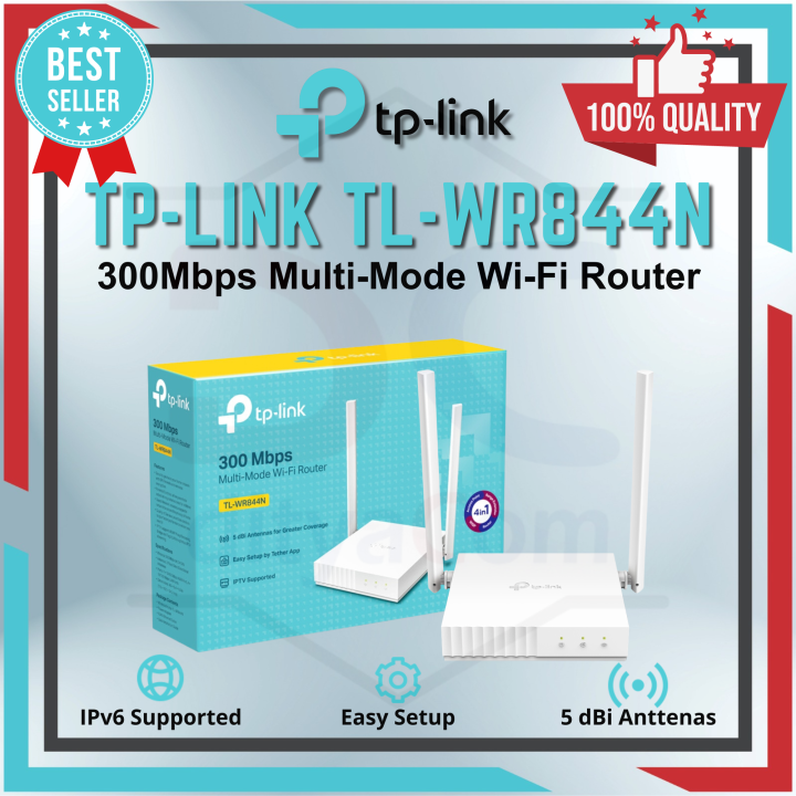 TP-LINK TL-WR844N 300MBPS MULTI-MODE WI-FI ROUTER | Lazada Indonesia