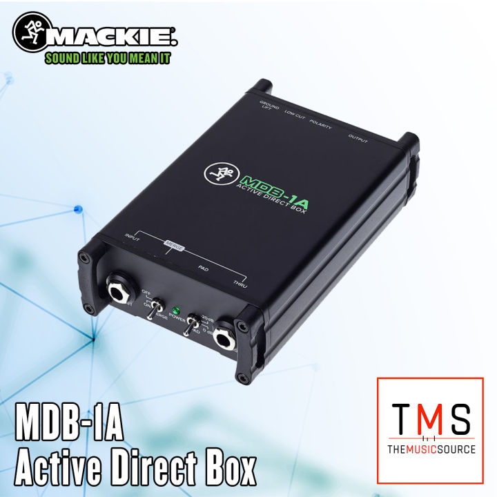 MACKIE MDB-1A Active Direct Box | Lazada PH
