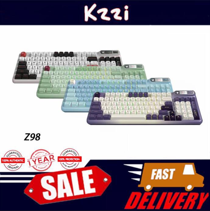 Kzzi Z98 RGB Three-Mode Wireless Mechanical Keyboard | Lazada PH