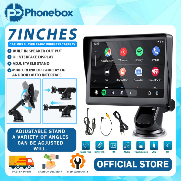 Car MP5 Player Radio Wireless Car Play Monitor Android Auto Mirror Link ...