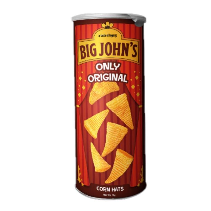 Big John's Corn Hats Only Original 75g | Lazada PH
