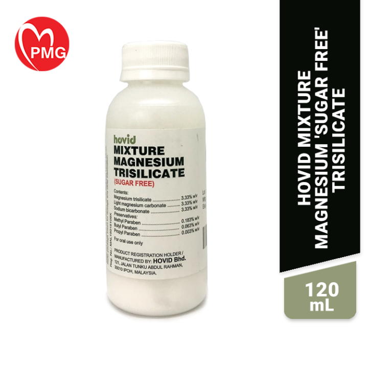 [PMG PHARMACY] Hovid Mixture Magnesium Sugar Free Trisilicate 120ml Bot ...