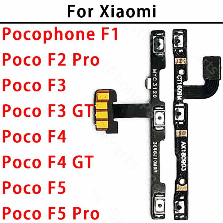 For Xiaomi Pocophone Poco F1 F2 F5 Pro F3 F4 GT PocophoneF1 Side Button ...