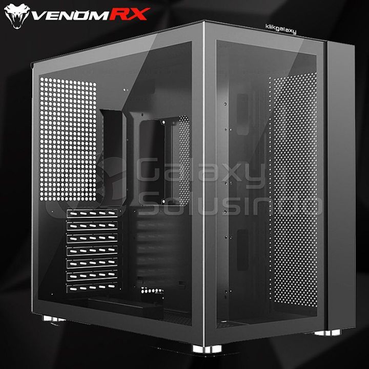 VenomRX DAEMON Tempered Glass Gaming Case - Black | Lazada Indonesia