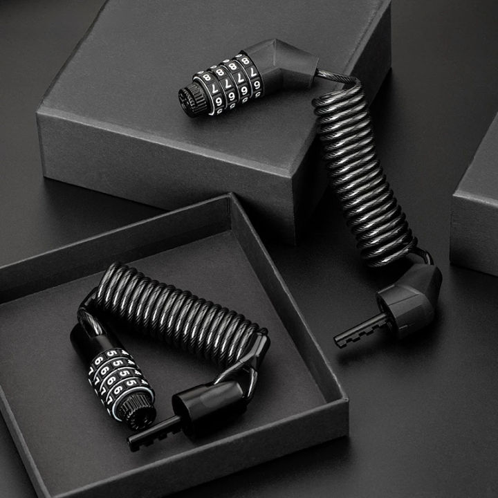 ROCKBROS Bicycle Lock Portable MTB Road Bike Anti-theft Cable Lock ...