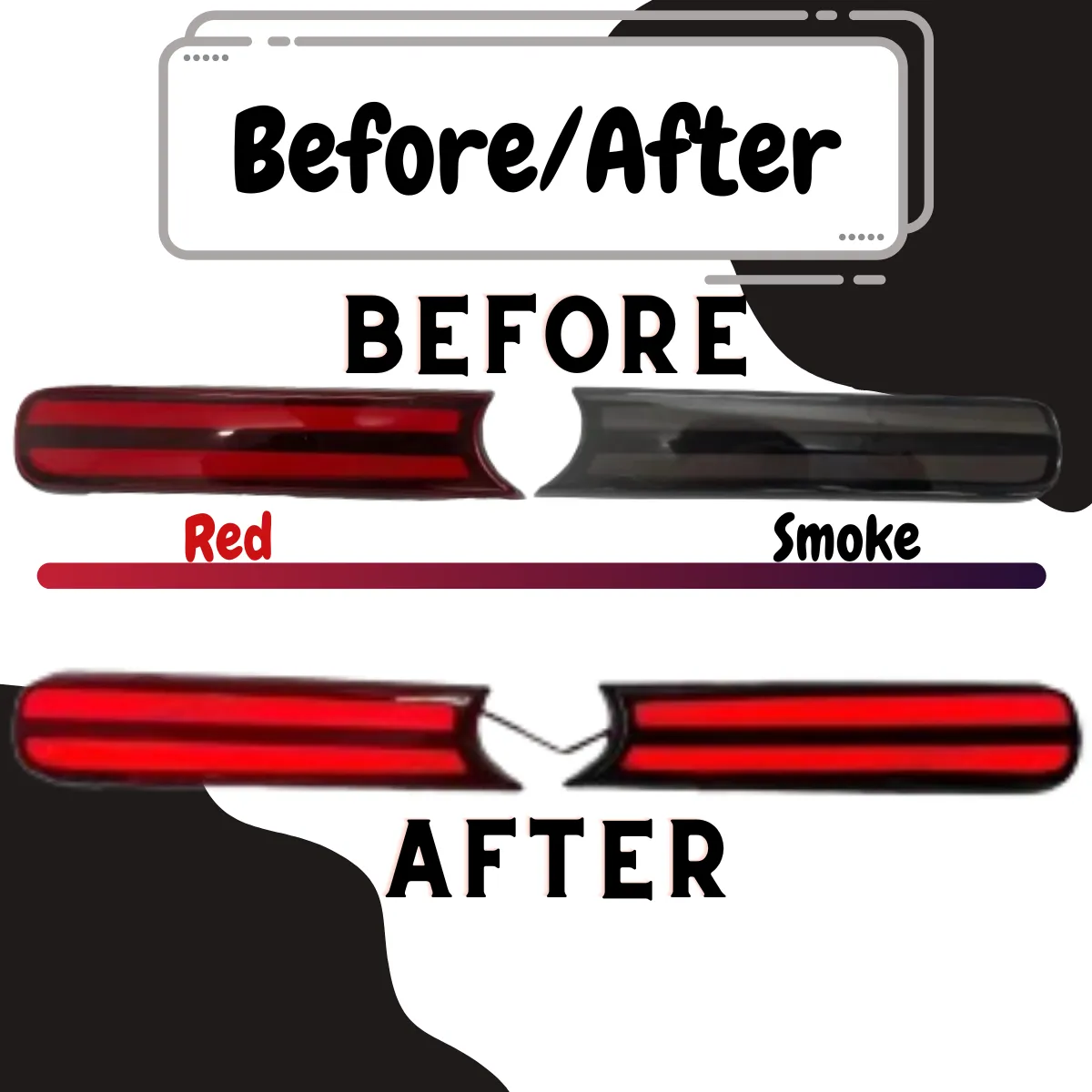 Perodua Axia New 2023- 2024 Facelift LED Rear Bumper Reflector LED ...