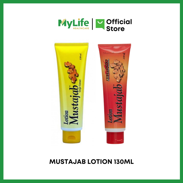 MUSTAJAB LOTION HALIA AND EXTRA HOT 130ML | Lazada