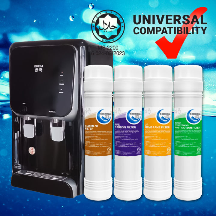 Saemmul Korean Halal 10 Inch 4 Stage U Type Ultra-Filtration Water ...